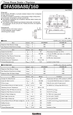 DFA50BA80 | パワー半導体 | 製品情報 | 電源機器、パワー半導体の三社電機製作所